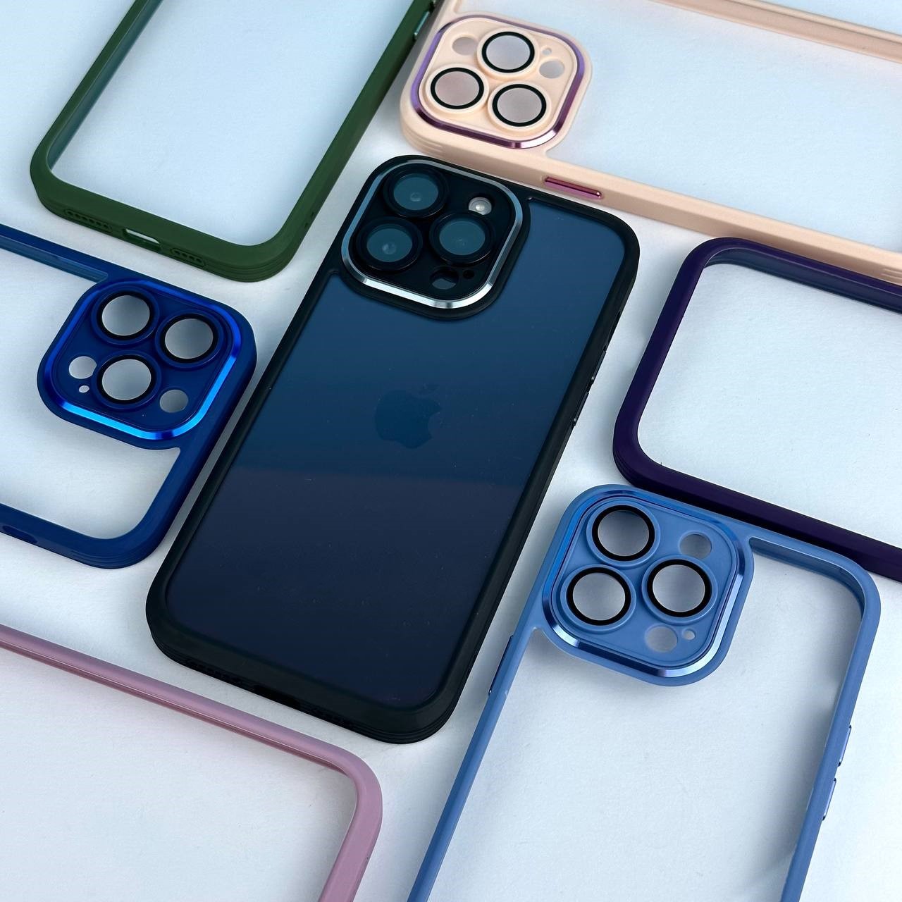 Накладка Case Edge Matte Chrome iPhone 12 Pro Max