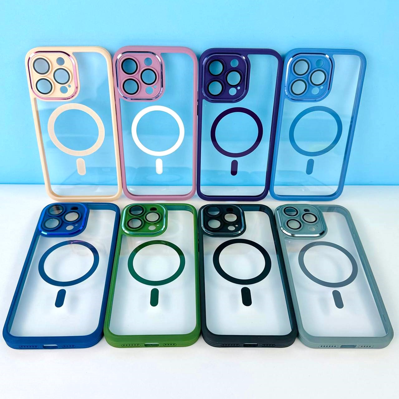 Накладка Case Edge Matte Chrome Insert Magnetic iPhone 12