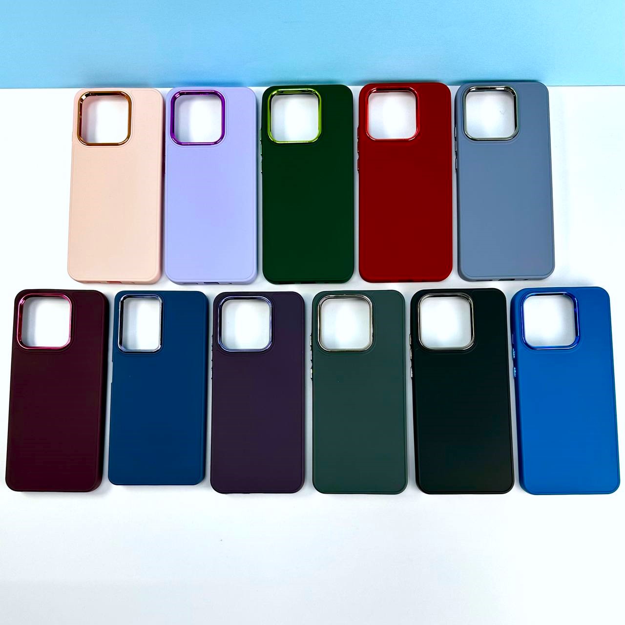 Накладка Matte Colorful Metal Frame Xiaomi Redmi 10-Redmi 10 (2022)
