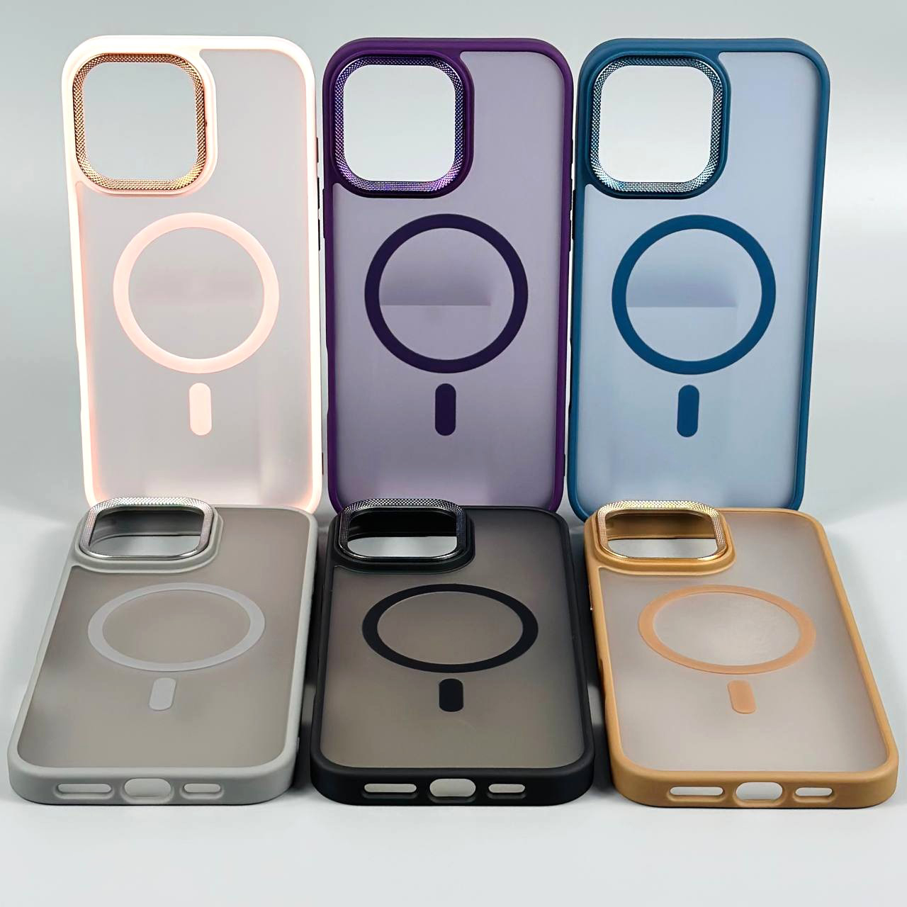 Накладка Matte Corrugated Camera Magnetic iPhone 16 Pro Max