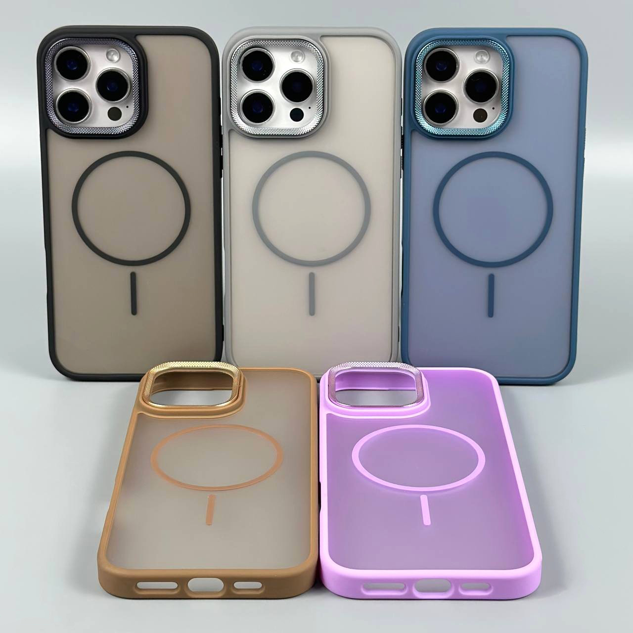 Накладка Matte Corrugated Camera Thin Magnetic РОЗПРОДАЖ iPhone 12-12 Pro