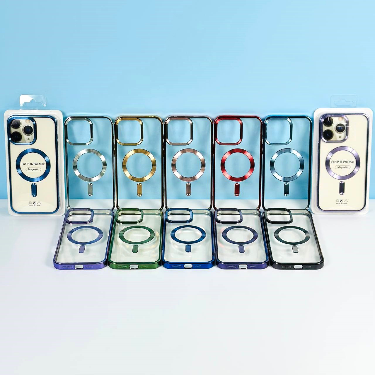 Накладка Sides Chrome Case Magnetic Box iPhone 13 Pro Max